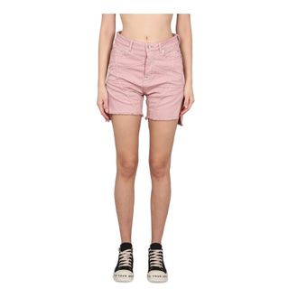 Rick Owens Femme, Shorts, Rose, Taille: W28 Short En Denim