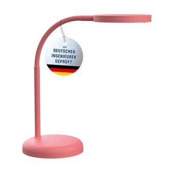 Maul Schreibtischlampe LED MAULjoy | Kleine Schreibtischlampe mit Standfu&szlig; | Moderne Tischlampe f&uuml;r Schreibtisch, B&uuml;ro | Flexible LED Lampe mit 3000K warmw
