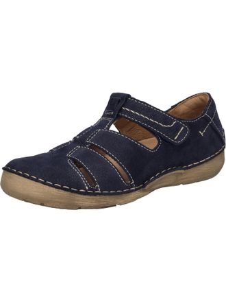 Josef Seibel Damen Kletthalbschuhe Fergey 59,Weite G (Normal),Wechselfu&szlig;bett,Klettverschluss,Klettschuhe,Strassenschuhe,Ocean,41 EU