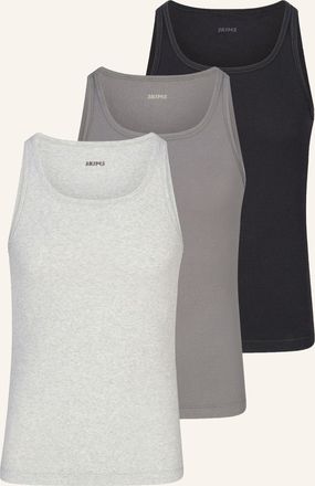 SKIMS Skims 3er-Pack Unterhemden Skims Cotton grau