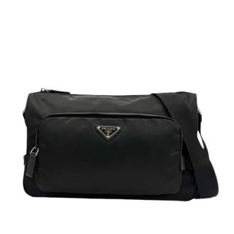 Prada Pre-owned Sac bandouli&egrave;re en nylon - Femme - Pre-owned - Noir - Taille: ONE Size