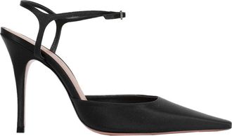 Amina Muaddi Escarpins Carolyn 100 - Femme - Chaussures - Noir - Taille: 38 EU