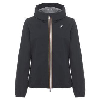 K-Way Femme, Vestes, Bleu, Taille: 42 FR Hooded Zip Jacket