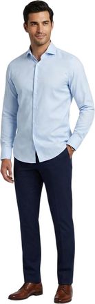 HUGO BOSS Herren Joe Hemd mit Spread-Kragen und langen &Auml;rmeln (Pastellblau)
