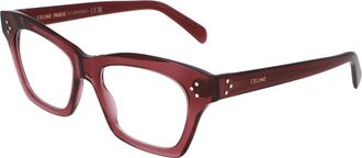 Celine 3 Dots HD Optische Brille - - Accessories - unisex - Rot - 51 MM