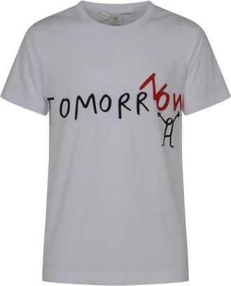 Comme Des Gar&ccedil;ons Homme, Tops, Blanc, Taille: L T-Shirt Knit