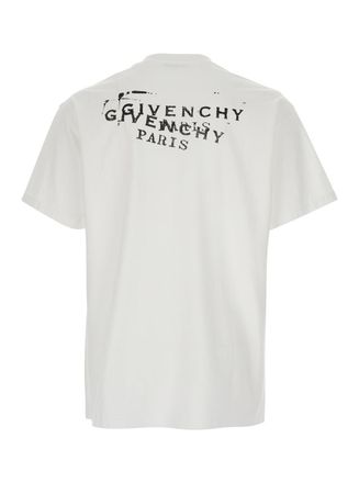 Givenchy Mens T-Shirt White Cotton T-Shirts And Polos