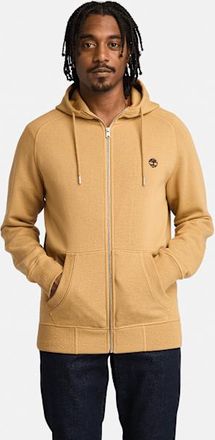 Timberland Exeter River Kapuzenjacke mit gebürsteter Rückseite für Herren in Gelb, Herren, Gelb, Größe