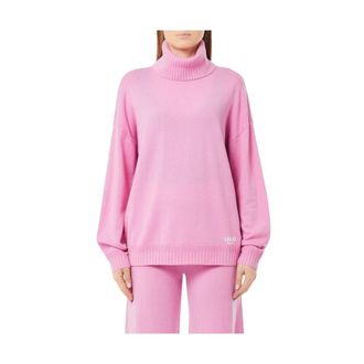 Liu Jo Femme, Pulls, Rose, Taille: 38 FR Col roul&eacute;s