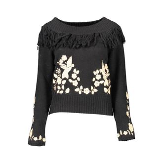 Blugirl Femme, Pulls, Gris, Taille: 38 FR Pull en laine