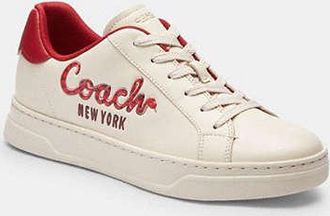 Coach New Year High Line Sneaker mit Coach Schriftzug in Schlangenoptik