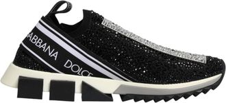 Dolce & Gabbana Homme, Chaussures, Noir, Taille: 42 1/2 EU Sorrento Baskets
