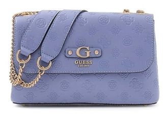 Guess sac &agrave; &eacute;paule bandouli&egrave;re Dita Convertible XBody Flap Grey Blue Logo bleu