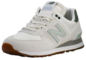 New Balance Femme 574 Sneaker, SEL DE MER Blanc CASS&Eacute;, 39.5 EU