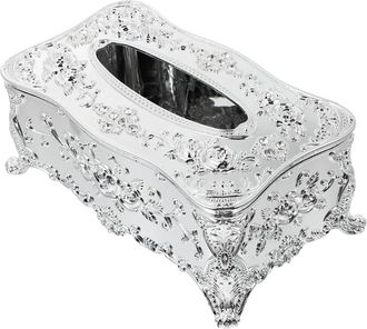 WINOMO 1Pcs Tissue Box Taschentuchbox Taschentücher Retro Tissue Kosmetiktücher Feuchttücher Spender Tissue für Büro Küche Wohnzimmer Schlafzimmer Schreibtis