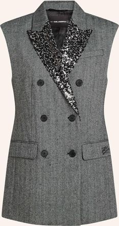 Karl Lagerfeld Weste grau
