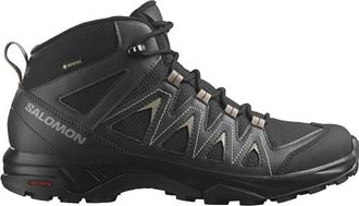 Salomon X Braze Mid Gore-Tex Chaussures Imperméables dextérieur pour Homme, Caractéristiques essentielles pour la randonnée, Look sportif, Polyvalence, Black 