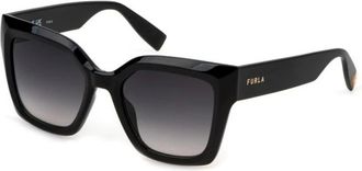 Furla Femme, Accessoires, Noir, Taille: 53 MM Authentiques Lunettes Sfu810 0700
