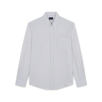 Paul & Shark Chemise en mousseline ray&eacute;e - Homme - Chemises - Beige - Taille: 4XL