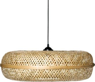 Beliani Beliani - Hängeleuchte mit rund gewebtem Bambusschirm im Boho-Stil für Wohn- und Esszimmer