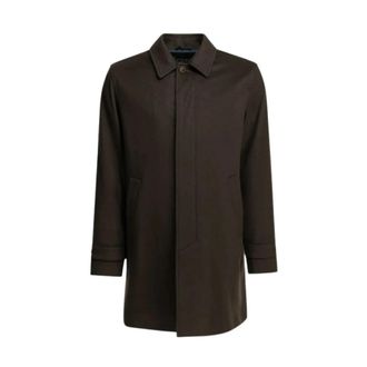 Herno Kaschmir-Mantel mit Einreiher - - Coats - Herren - Braun - L