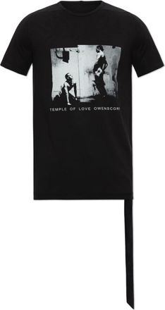 Rick Owens Homme, Tops, Noir, Taille: L Level T-Shirt