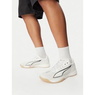 Puma Hallenschuhe Puma Accelerate Nitro SQD 5 109016 02 Wei&szlig;