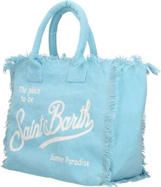 MC2 Saint Barth Femme, Sacs, Bleu, Taille: ONE Size Vanity Shoulder Bag