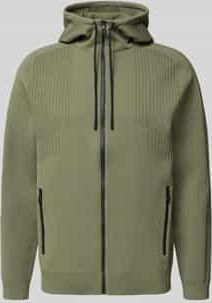 HUGO BOSS Regular Fit Trainingsjacke mit Jacquard Elementen Modell ACTIVE PUSH