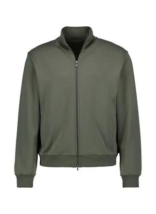 Juvia Herren Sweatjacke gr&uuml;n unifarben