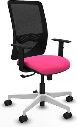 Piqueras y Crespo Rosa Zulema Schreibtischstuhl mit 1D-Armen, h&ouml;henverstellbare Lendenwirbelst&uuml;tze, ausgestattet mit Sincro 3 Positionen und Schneidschaum, mit 65 mm Ny