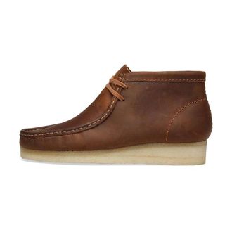 Clarks Wallabee Boot Beeswax Leder - - Shoes - Herren - Braun - 41 1/2 EU