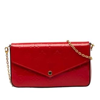Louis Vuitton Pre-owned Cuir sacs-louis-vuitton - Femme - Pre-owned - Rouge - Taille: ONE Size