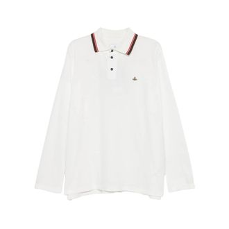 Vivienne Westwood Klassisches Polo - - Tops - Herren - Wei&szlig; - M