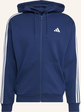 adidas Sweatjacke Essentials 3-Streifen blau
