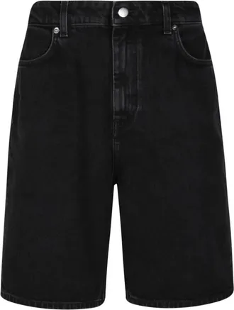 Loulou Studio Femme, Shorts, Noir, Taille: W26 ISU LDS Denim Short