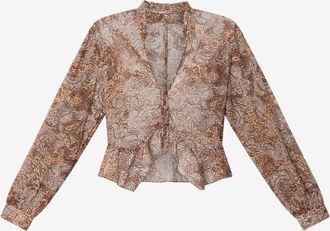 Isabel Marant Blouse Celeny - Femme - Ocre - Taille 34 - Isabel Marant