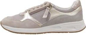Geox Femme D Bulmya B Basket, Taupe, 38 EU