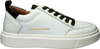 Alexander Smith Homme, Chaussures, Blanc, Taille: 42 EU Bond Baskets