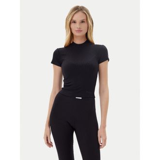 Guess T-Shirt O5GP04 KCDA2 Schwarz Slim Fit