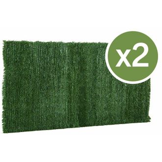 Habitat et Jardin 2er-Set K&uuml;nstliche Hecken - 150 x 300 cm