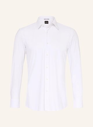 HUGO BOSS Hemd Hank Slim Fit weiss