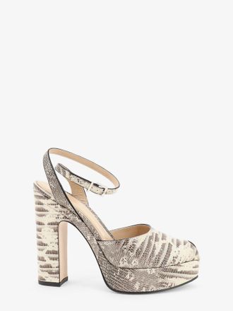 Fendi Fendi After 9 leather sandals with tejus print - FENDI - gender_Woman