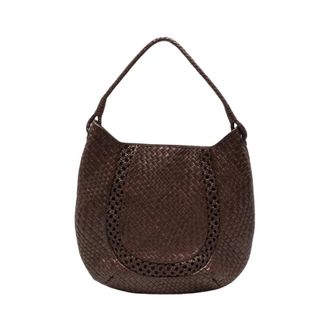 Ibeliv Lamia Sac Bandouli&egrave;re Tiss&eacute; - Femme - Sacs - Brun - Taille: ONE Size