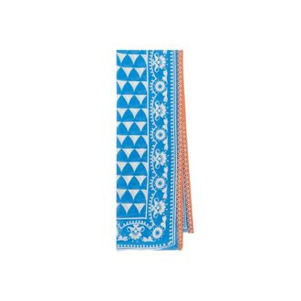 Maliparmi Maliparmi, Femme, Accessoires, Bleu, Taille: ONE Size Print Stole 196x69