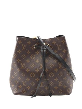 Louis Vuitton 2018 Monogram Neonoe MM bucket bag - Noir