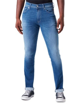 Replay Herren Jondrill Recycled Jeans, 009 Medium Blue, 28W / 32L EU