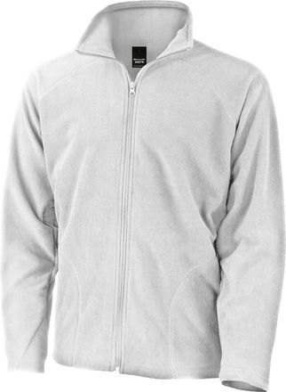 Result Core Micro Fleece Jacket - Farbe: White - Gr&ouml;&szlig;e: 3XL