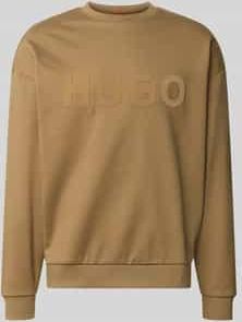 HUGO BOSS Regular Fit Sweatshirt aus reiner Baumwolle Modell Dinex