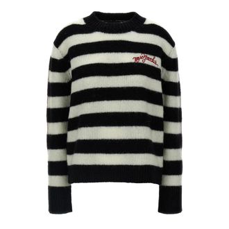Marc Jacobs Gestreifter Alpaka- und Wollpullover - - Knitwear - Damen - Mehrfarbig - S